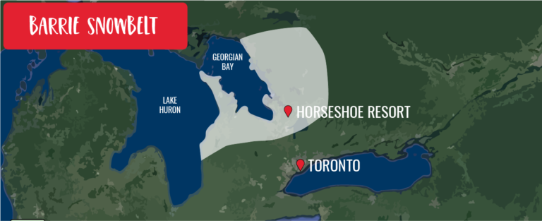 Ontario Snowbelts - Why does Horseshoe get more snow then Toronto?